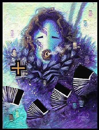 Original Painting by Peterson Yazzie (Navajo) - Mixed Media: Songs of Dawn